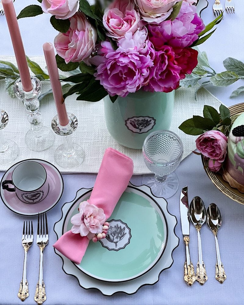 Stunning Pastel Table Setting | How to Create One for Easter or Spring ...