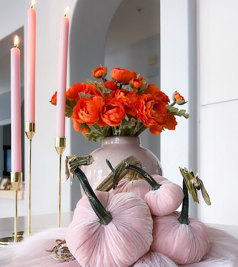 How to Decorate Your Home in Pink for a Romantic Fall Look!