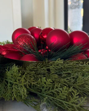 Red and Green Christmas Decor, Ralph Lauren Christmas Inspired