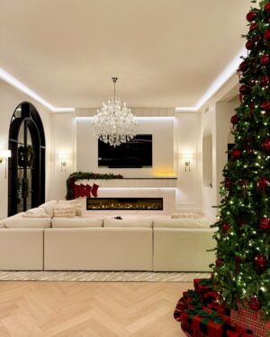 Red and Green Christmas Decor, Ralph Lauren Christmas Inspired